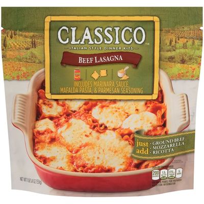 Classico Beef Lasagna Dinner Kit (1.21 lb) - Instacart