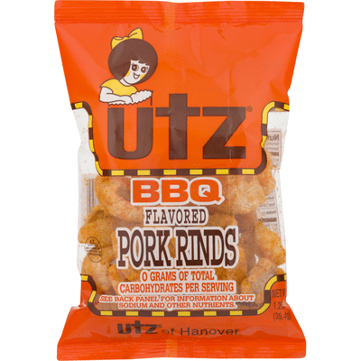 Utz Pork Rinds BBQ (1.25 oz) - Instacart