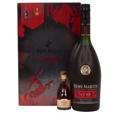 Remy Martin VSOP Cognac Gift Set With 50 ml 1738 (750 ml) - Instacart