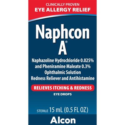 Alcon Eye Drops Relieves Itching & Redness Eye Allergy Relief (0.5 fl ...