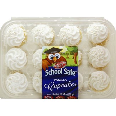 School Safe Cupcakes, Vanilla (10.58 oz) - Instacart