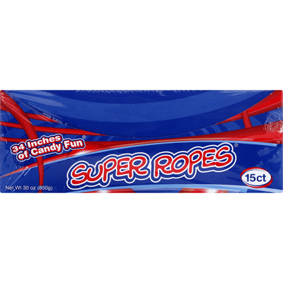 Super Ropes Individually Wrapped Ropes (2 oz) - Instacart