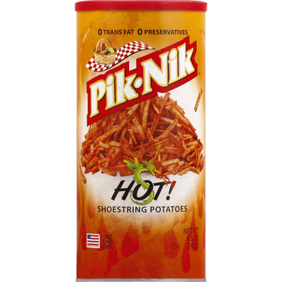 Piknik Shoestring Potatoes, Hot! (8.5 oz) - Instacart
