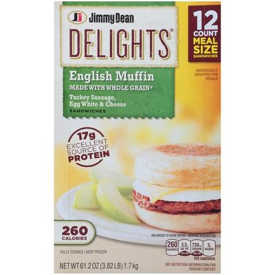 Jimmy Dean Turkey Sausage Breakfast Sandwiches (61.2 oz) - Instacart