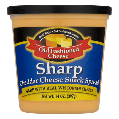 Old Fashioned Cheese Cheddar Cheese Snack Spread Sharp (14 oz) - Instacart
