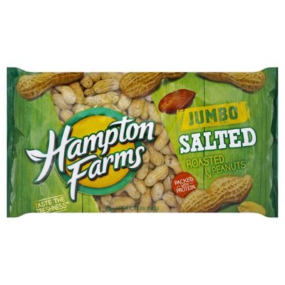 Hampton Farms Peanuts, Salted, Jumbo, Roasted (2 lb) - Instacart