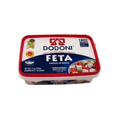 Dodoni Premium Authentic Greek Feta Cheese In Brine (11 oz) - Instacart