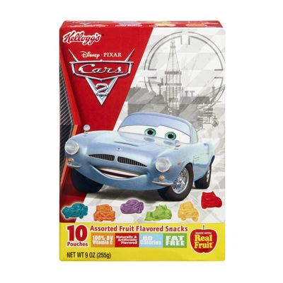 Kellogg's Disney Pixar Cars 2 Assorted Fruit Flavored Snacks - 10 CT ...