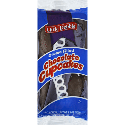 Little Debbie Cupcakes, Chocolate, Creme Filled (2 each) - Instacart