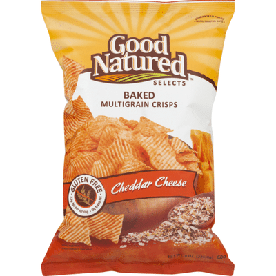 Good Natured Selects Baked Multigrain Crisps Cheddar Cheese (8 oz ...