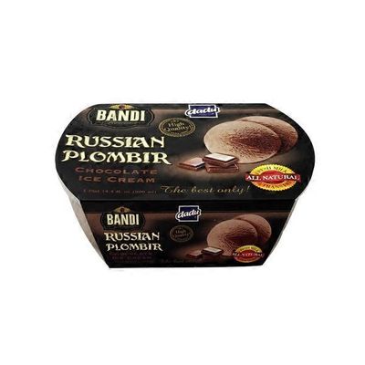 Bandi Russian Plombir Chocolate Ice Cream (14.4 fl oz) - Instacart