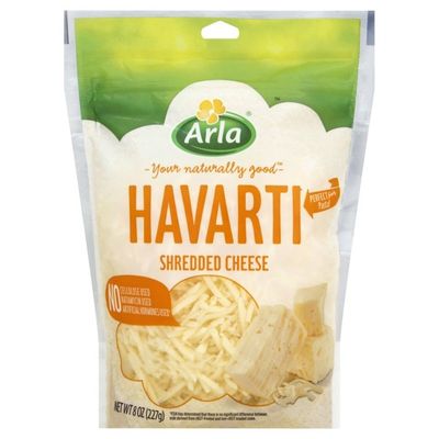 Arla Cheese, Havarti, Shredded (8 oz) - Instacart