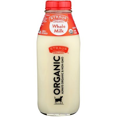 Straus Family Creamery Organic Whole Milk (32 oz) - Instacart