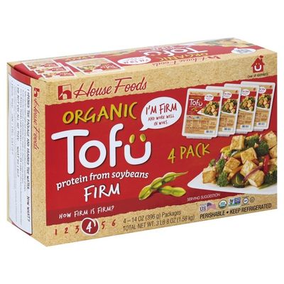 House Foods Tofu, Organic, Firm, 4 Pack (14 each) - Instacart