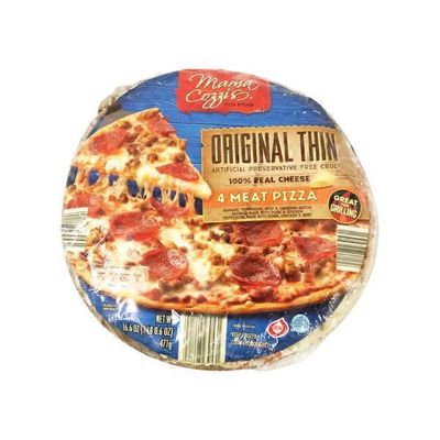 Mama Cozzi's Pizza Kitchen Thin Crust 4 Meat Pizza (16.6 oz) - Instacart