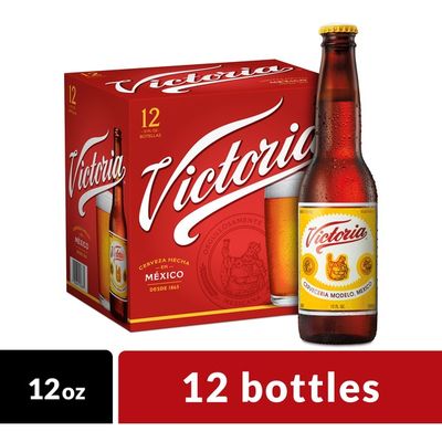 Victoria Mexican Lager Beer Bottles (12 fl oz) - Instacart