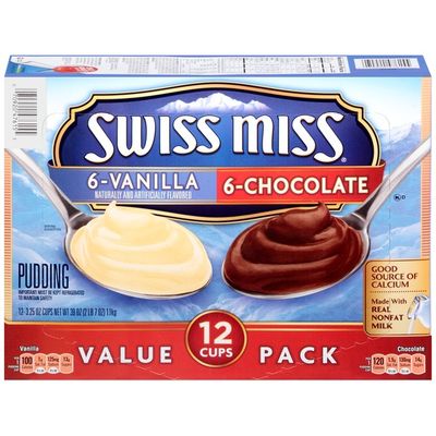 Swiss Miss Vanilla & Chocolate Pudding (3.25 oz) - Instacart
