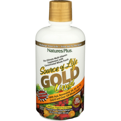 Nature's Plus Multi-Vitamin, Delicious Tropical Fruit Flavor, Gold ...