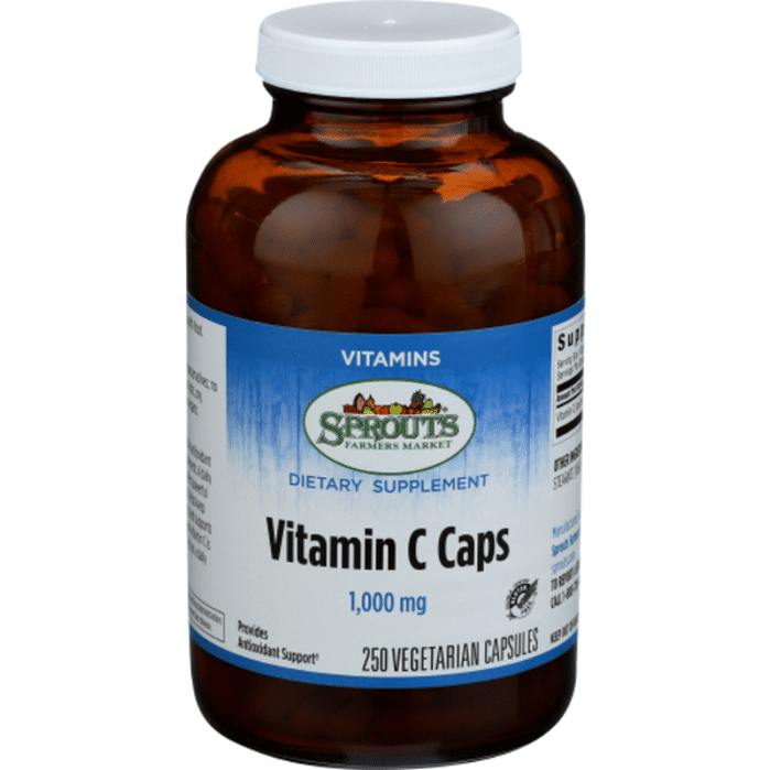 Sprouts 1000 Mg Vitamin C Caps (250 ct) Delivery or Pickup Near Me ...