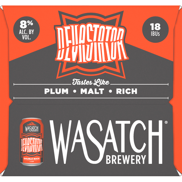 Wasatch Beer, Lager, Double Bock, Devastator (12 fl oz) Delivery or ...