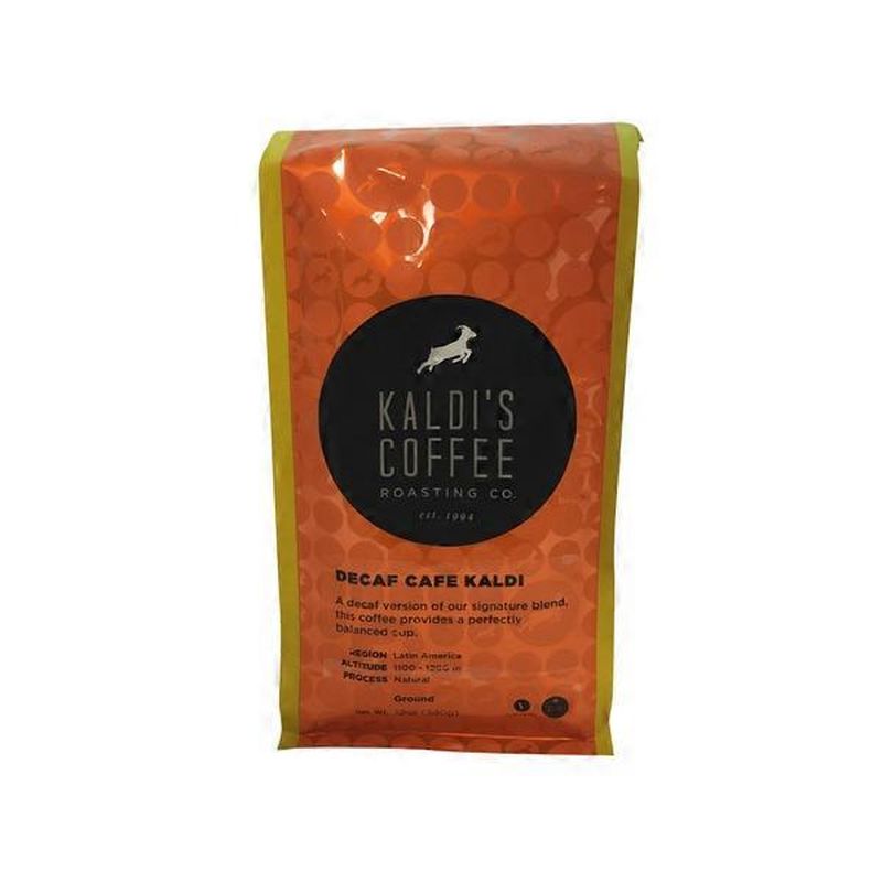 Kaldi's Coffee Roasting Co. Decaf Cafe Kaldi Coffee (12 oz) - Instacart
