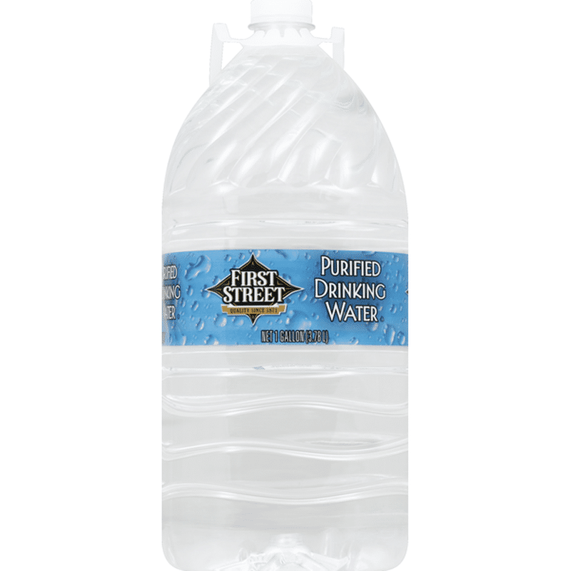 First Street Drinking Water, Purified (1 gal) - Instacart