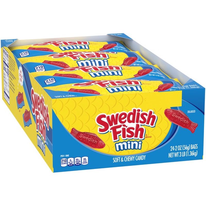 Swedish Fish Mini Soft & Chewy Candy (2 oz) - Instacart