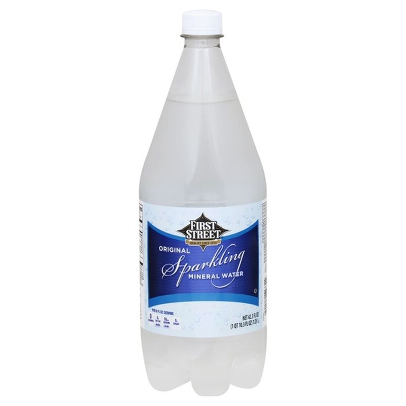 First Street Original Sparkling Mineral Water (1.25 L) - Instacart