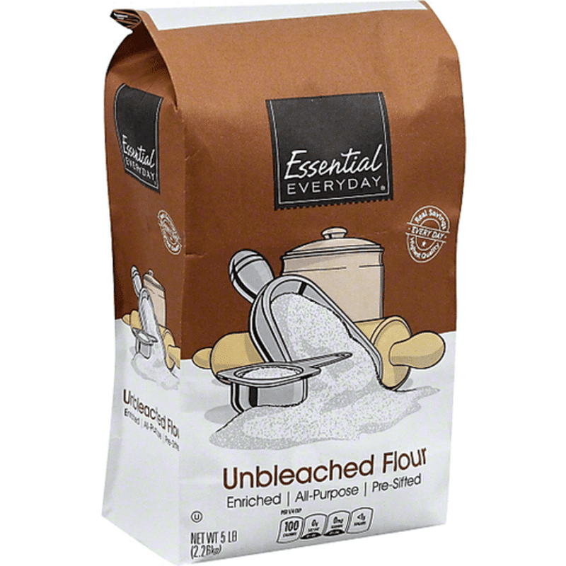 Essential Everyday Unbleached Flour (5 lb) - Instacart