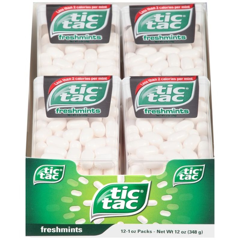Tic Tac Mints, Freshmints, 12 Pack (12 each) - Instacart
