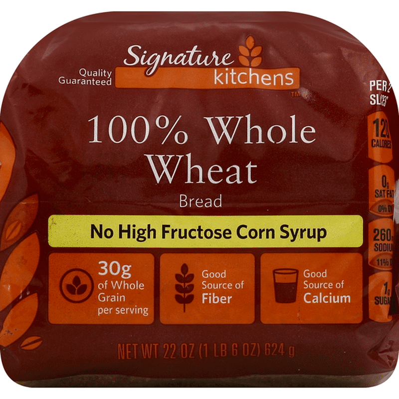 Signature Bread, 100% Whole Wheat (22 oz) - Instacart