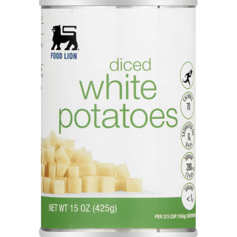 Food Lion White Potatoes, Diced, Can (15 oz) - Instacart