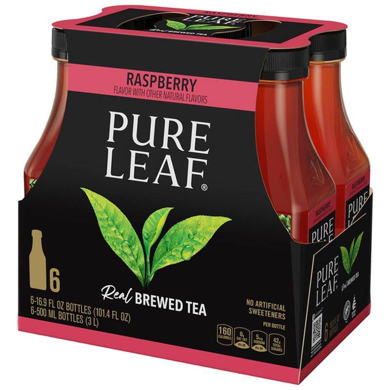 Pure Leaf Raspberry Real Brewed Tea (101.4 fl oz) - Instacart