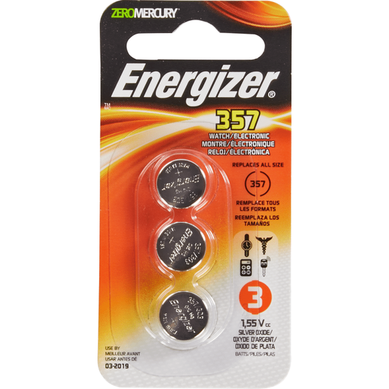 Energizer 357 Batteries (3 ct) - Instacart