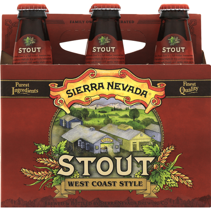 Sierra Nevada Beer, Stout, West Coast Style (12 fl oz) - Instacart