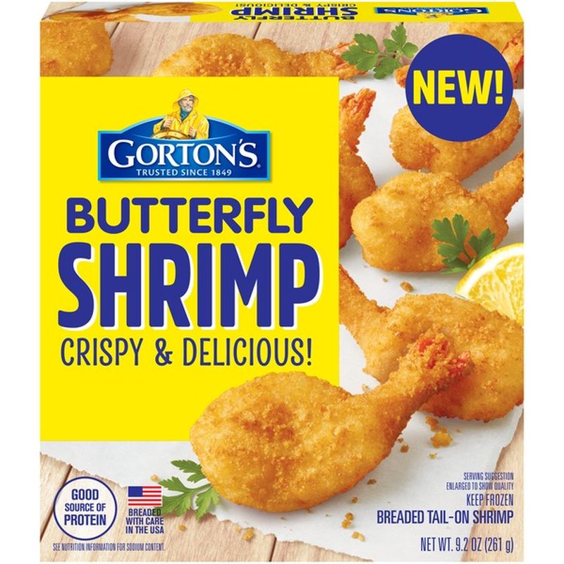 Gorton's Crunchy Breaded Butterfly Shrimp (9.2 oz) - Instacart