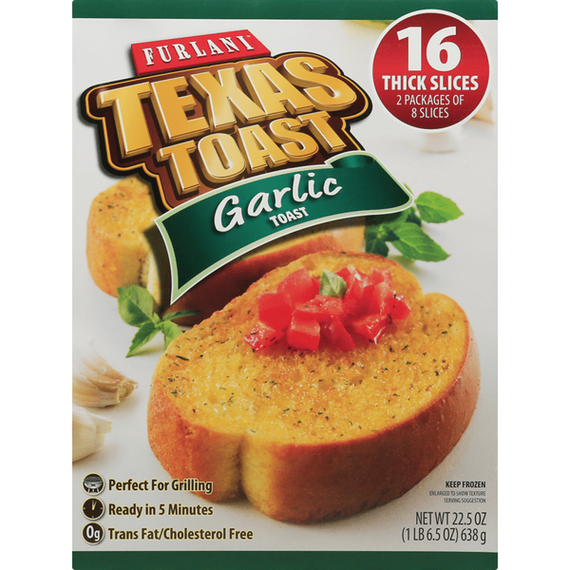 Furlani Texas Toast, Garlic (22.5 each) - Instacart