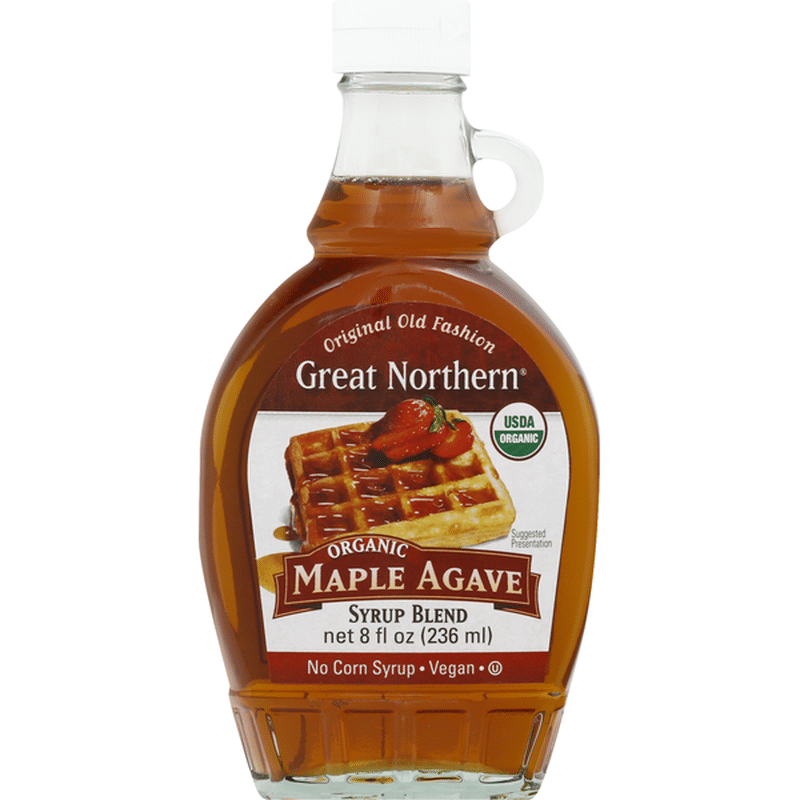 Great Northern Syrup Blend, Organic, Maple Agave (8 oz) - Instacart
