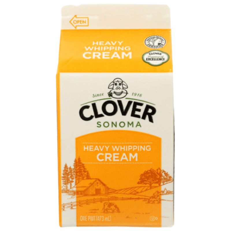 Clover Sonoma Conventional Heavy Whipping Cream Pint (16 oz) - Instacart
