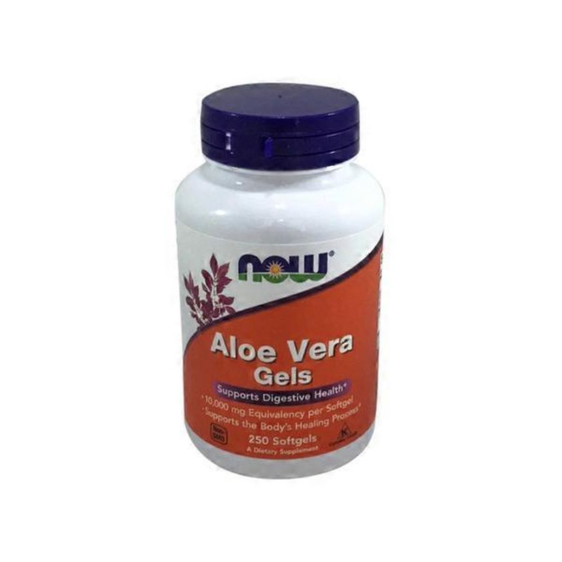 Now Aloe Vera 10 000 Mg Equivalency Supports Digestive Health Supports