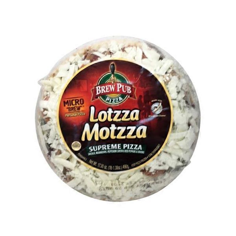 Brew Pub Lotzza Motzza Supreme Pizza (17.3 oz) - Instacart