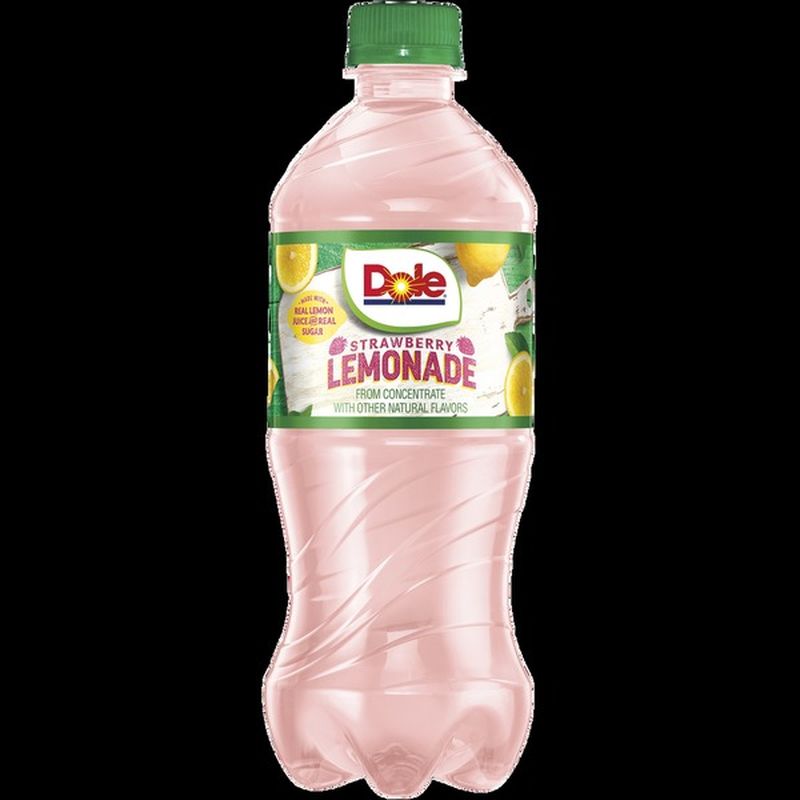 Dole Strawberry Lemonade Juice Drink (20 fl oz) - Instacart