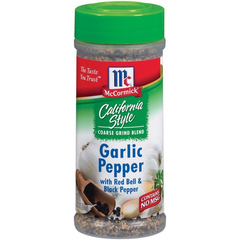 Mccormick California Style Garlic Pepper (5.12 oz) - Instacart