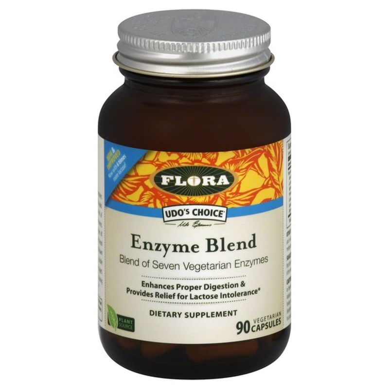 Flora Enzyme Blend, Vegetarian Capsules (90 each) - Instacart