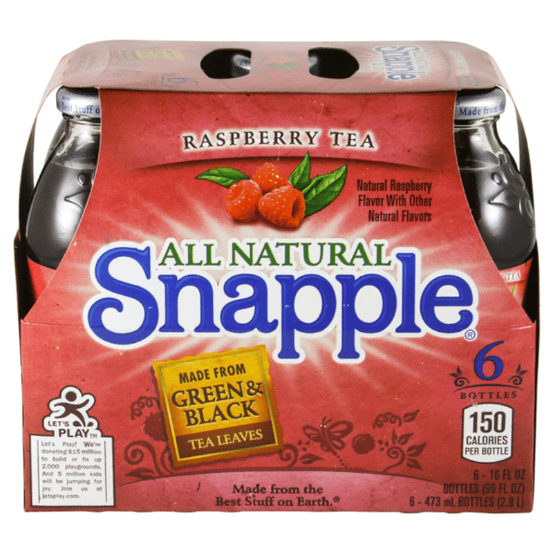 Snapple Raspberry Tea (16 fl oz) from Meijer - Instacart