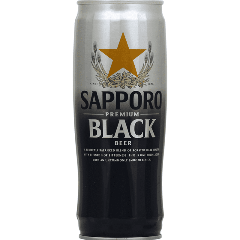 Sapporo Premium Black Beer (22 fl oz) - Instacart