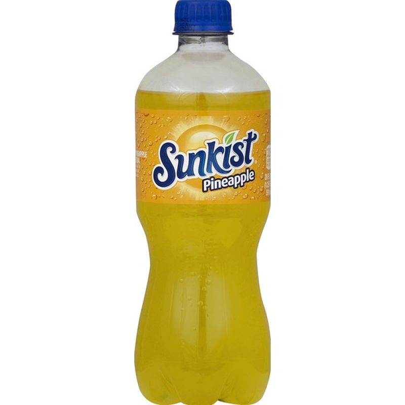 Sunkist Pineapple Soda (20 fl oz) - Instacart
