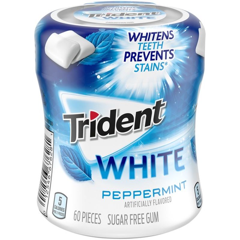 Trident Peppermint Sugar Free Gum 3 Oz Instacart