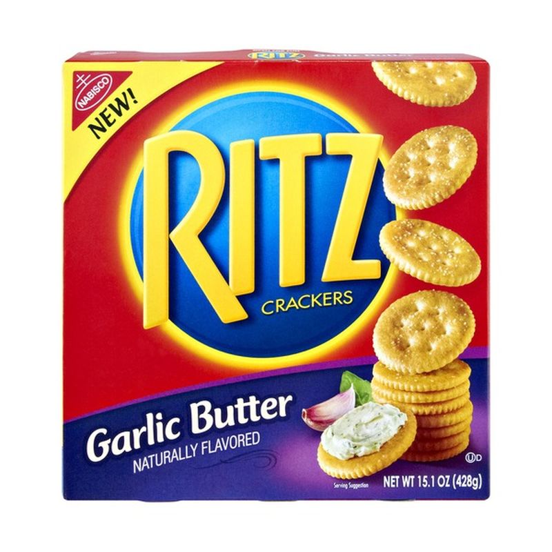 Ritz Nabisco Ritz Garlic Butter Crackers (15.1 oz) - Instacart