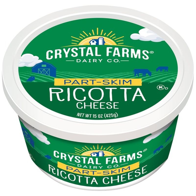 Crystal Farms Part-Skim Ricotta Cheese (15 oz) - Instacart